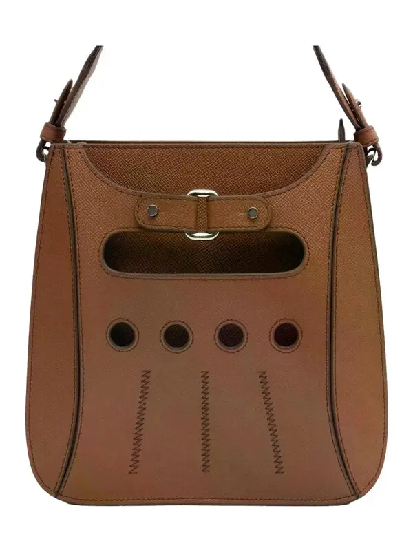 Perrin Cabbie Xbody Grained-leather Crossbody Bag - Neutrals
