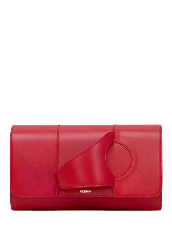 Perrin L'asymetrique Glove Clutch Bag - Red