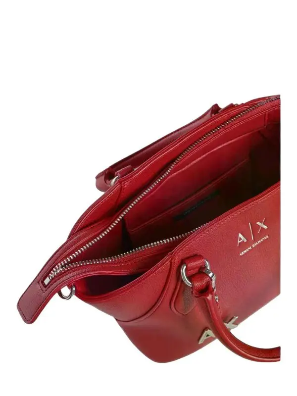 Armani Exchange Logo-plaque Tote Bag - Red