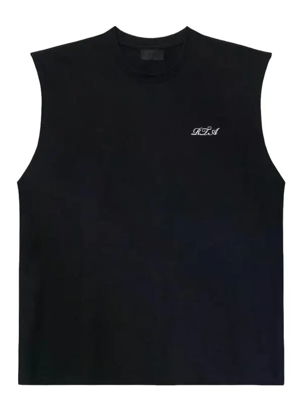 RtA Sylvain Logo-print Tank Top - Black
