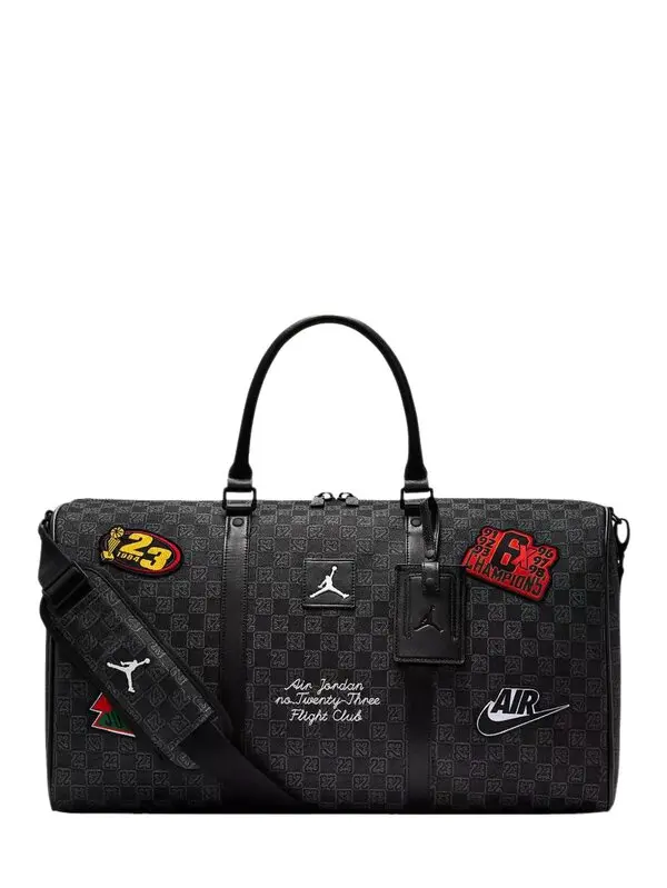 JORDAN 40l Patch-embellished Holdall - Black