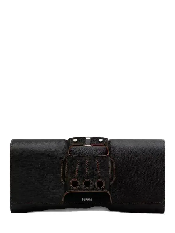 Perrin Le Cabriolet Glove Clutch Bag - Black