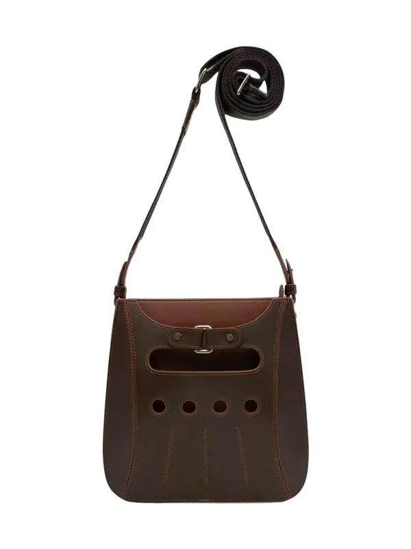 Perrin Cabbie Xbody Leather Crossbody Bag - Brown