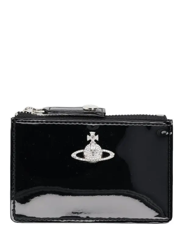 VIVIENNE WESTWOOD Portacarte Slim Con Orb - Black