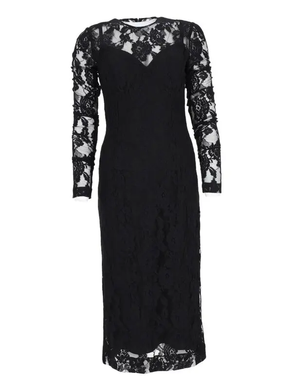 Dolce & Gabbana Abito In Pizzo - Black