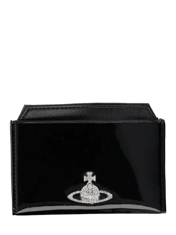 VIVIENNE WESTWOOD Portacarte Con Orb - Black