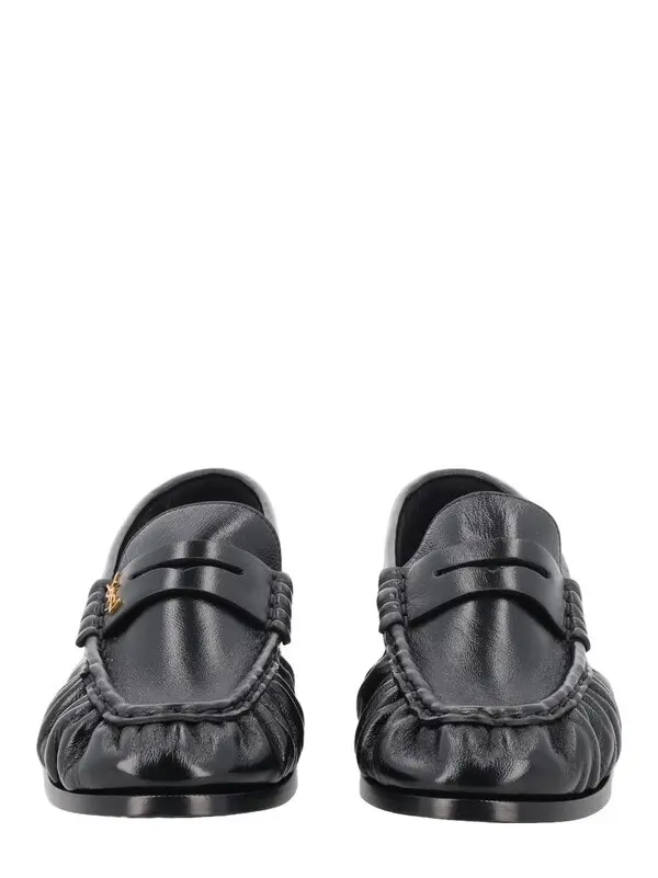 Saint Laurent Mocassino Le Loafer Cassandre - Black