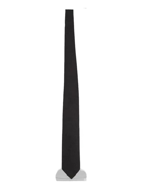 TOM FORD Cravatta In Jacquard Di Seta 8 Cm - Black
