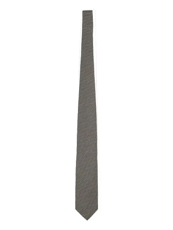 TOM FORD Cravatta In Jacquard Di Seta 8 Cm - Multicolor