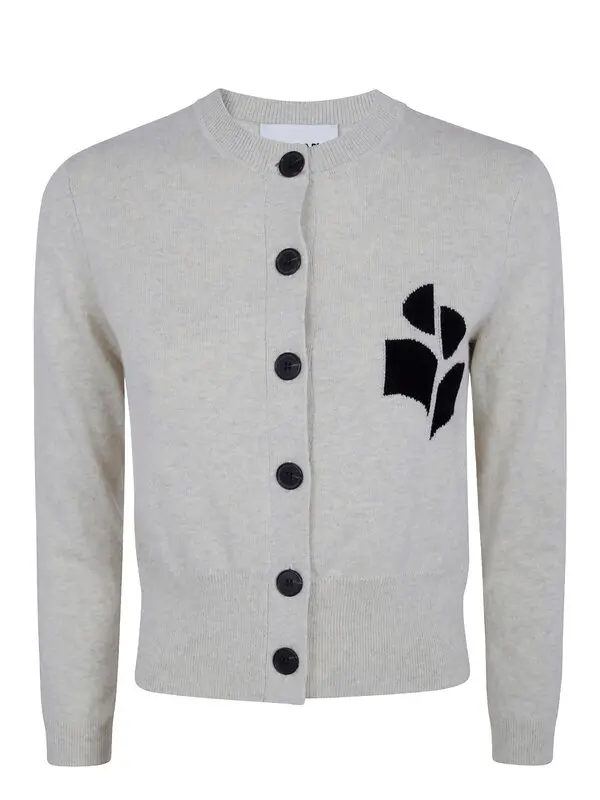 Isabel Marant Étoile Newton Button-up Cardigan - Light Gray