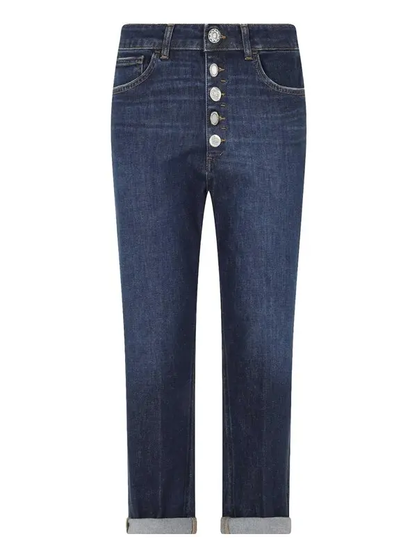 DONDUP Koons Loose Fit Button-front Jeans - Blue