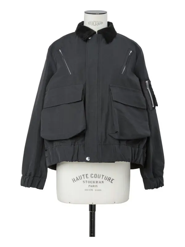 Sacai Grosgrain Bonding Jacket - Black