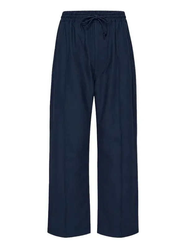 Comme Des Garçons Drawstring Casual Pants - Navy Blue