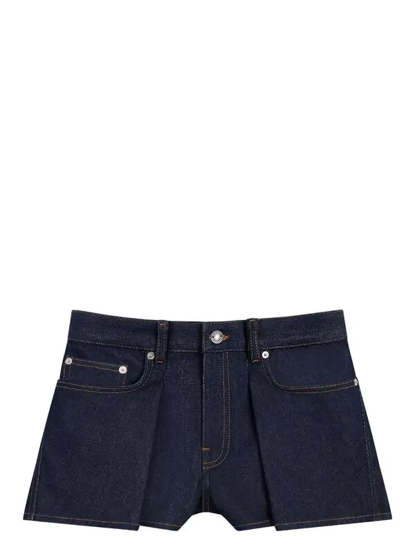 Givenchy Front-panel Denim Shorts - Black
