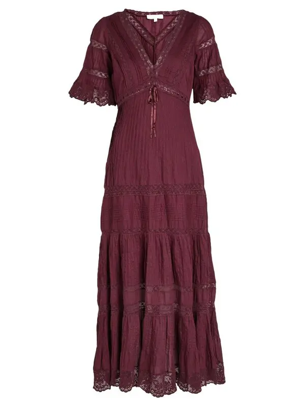 LoveShackFancy Pleated Detail Dress - No