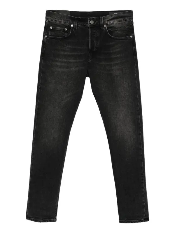 DONDUP Logo Jeans - Black