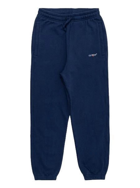 Off-White Logo-print Track Pants - Navy Blue