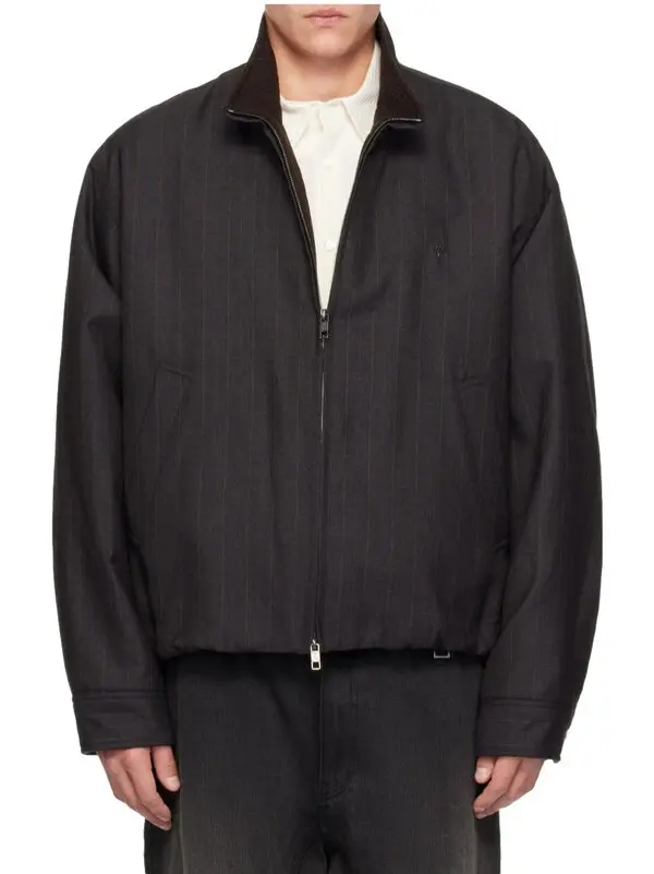 WOOYOUNGMI Striped Jacket - Grey