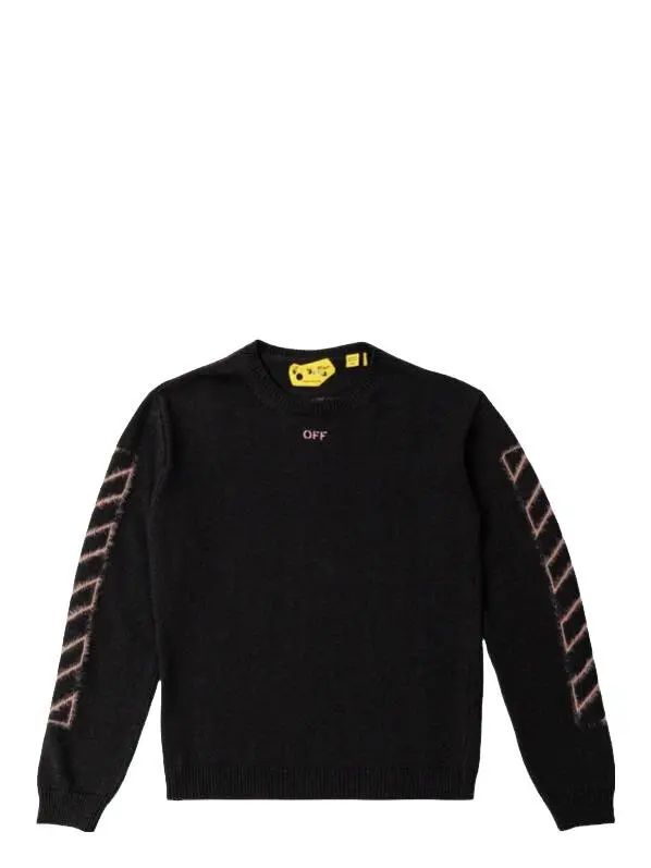 Off-White Diagonal Arrow Sweater - Black