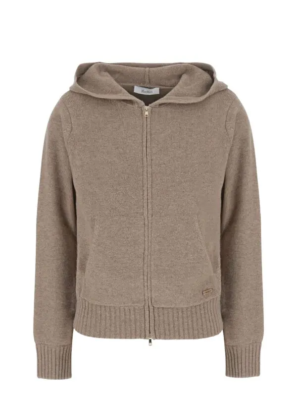 Max Mara Mxmprimo Zip-up Knitted Hoodie - No