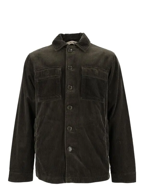Aspesi Tigre Ii Corduroy Jacket - Black
