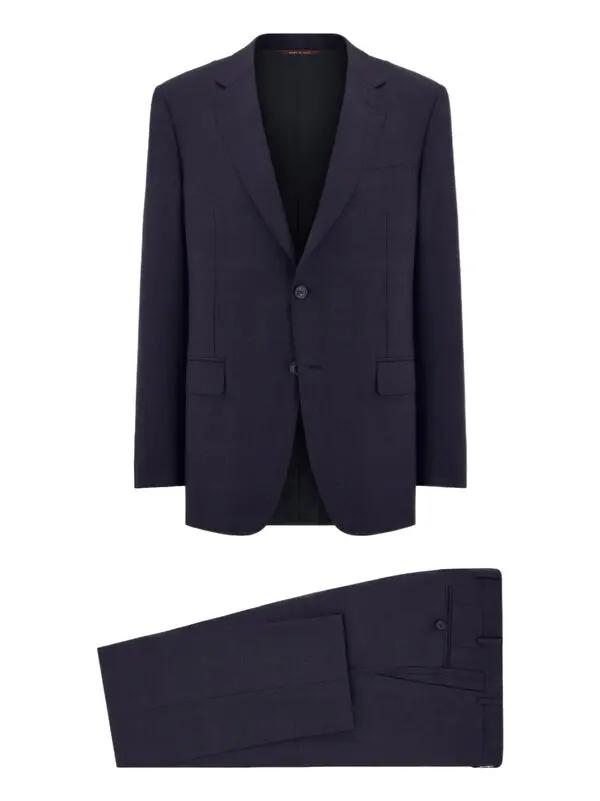 Canali Two Piece Single Breasted Suit - Blue