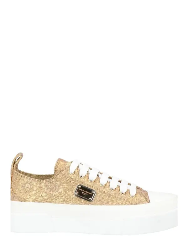 Dolce & Gabbana Solid Color Sneakers - No