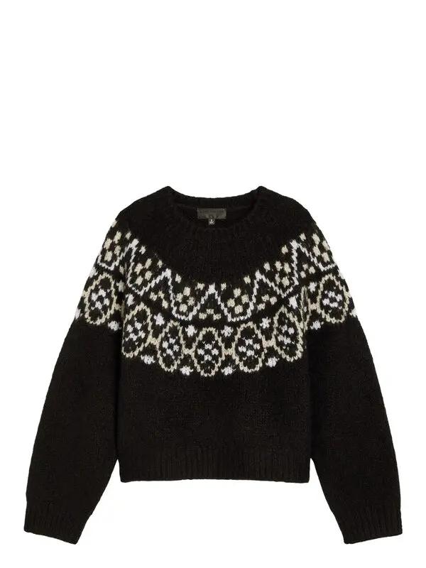 NILI LOTAN Fair Isle Pattern Sweater - No