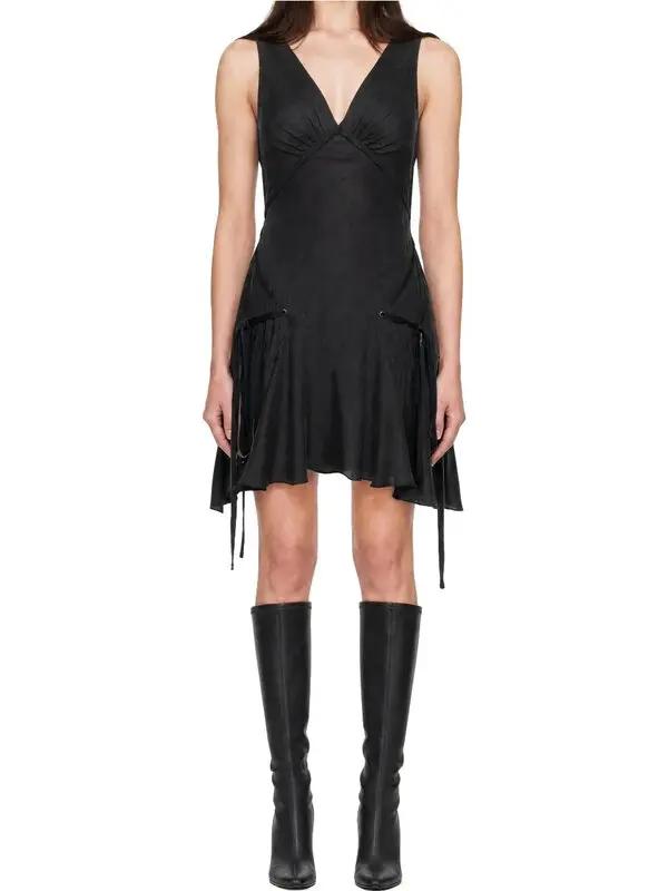 KNWLS V-neck Dress - Black