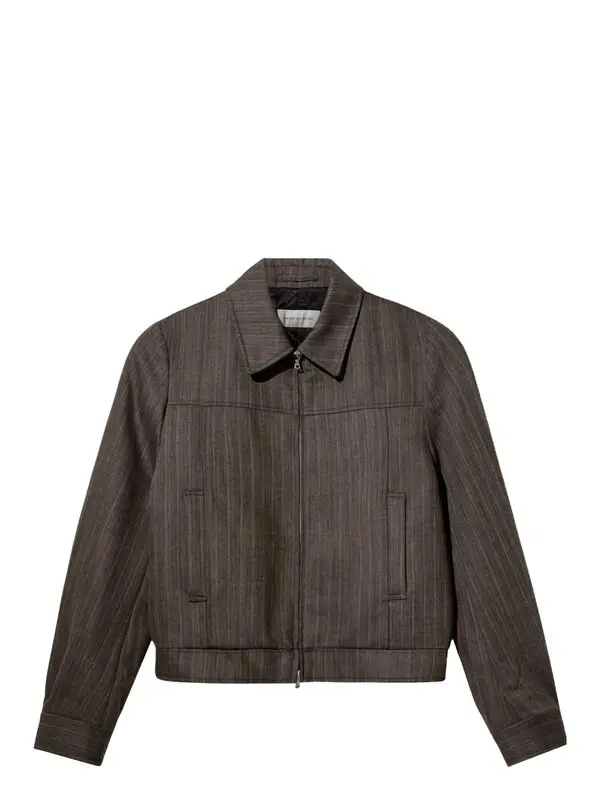 Dries Van Noten Long-sleeve Casual Zip-up Jacket - Grey
