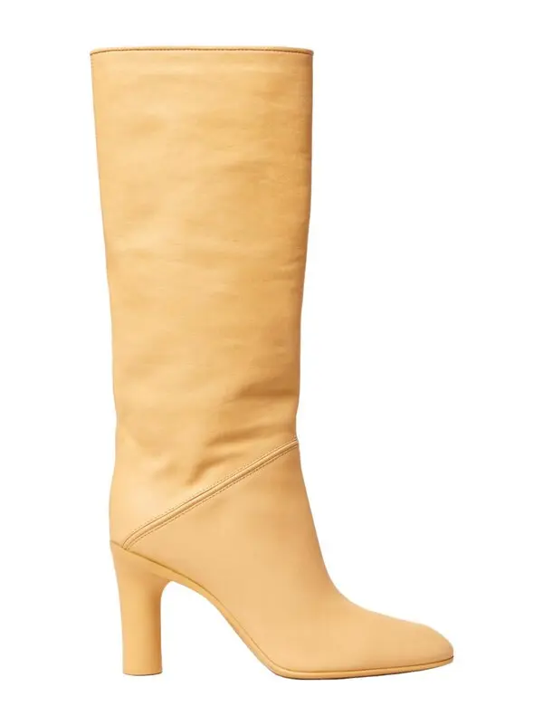 Celine Tube High Boot In Calfskin - Orme
