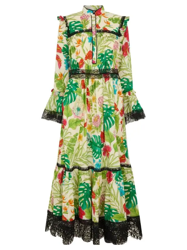 Gucci Print Maxi Dress - No
