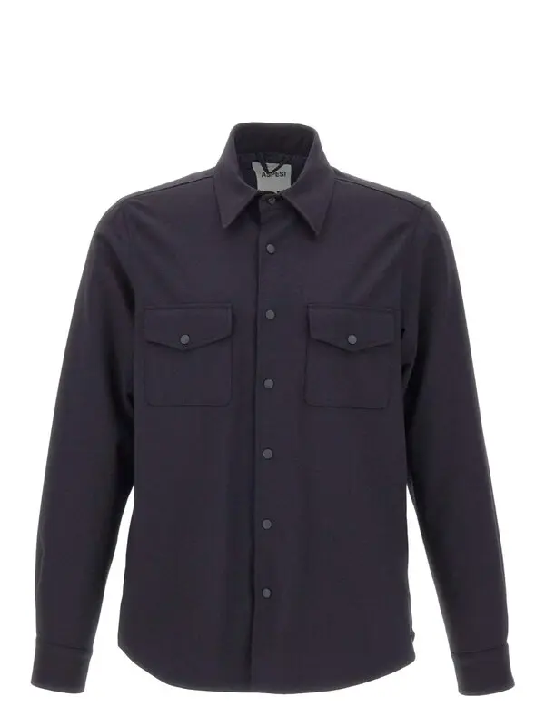 Aspesi Snap-front Overshirt Jacket - No