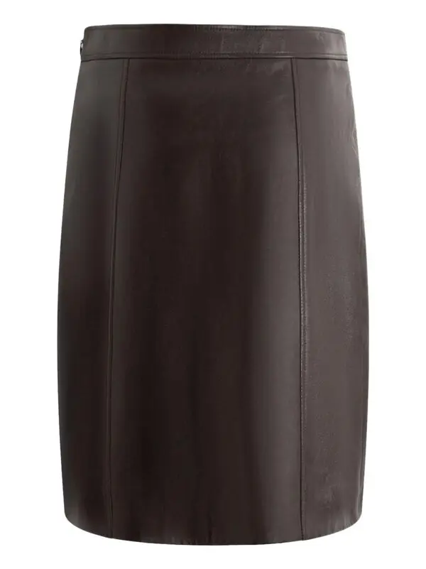 Bally Zipper Skirt - Black