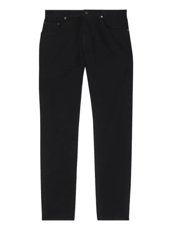 Burberry David Slim Zip Jeans - Black