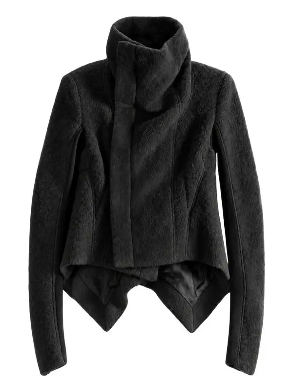 Rick Owens Naska Asymmetric Jacket - Black