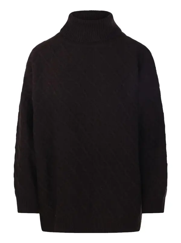 Max Mara Bambola Cable-knit Turtleneck Jumper - No