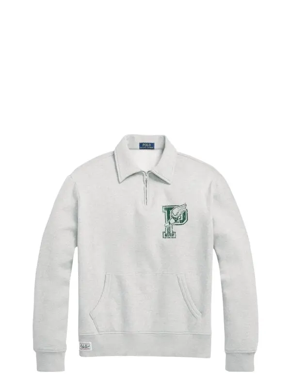 Polo Ralph Lauren V-neck Cotton Sweatshirt - Grey