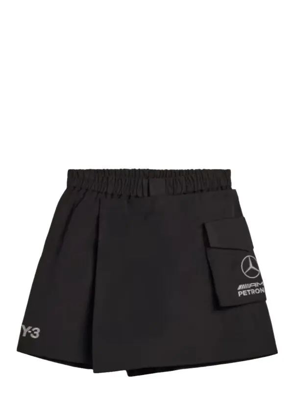 Y3 Mercedes Short Skorts - Black