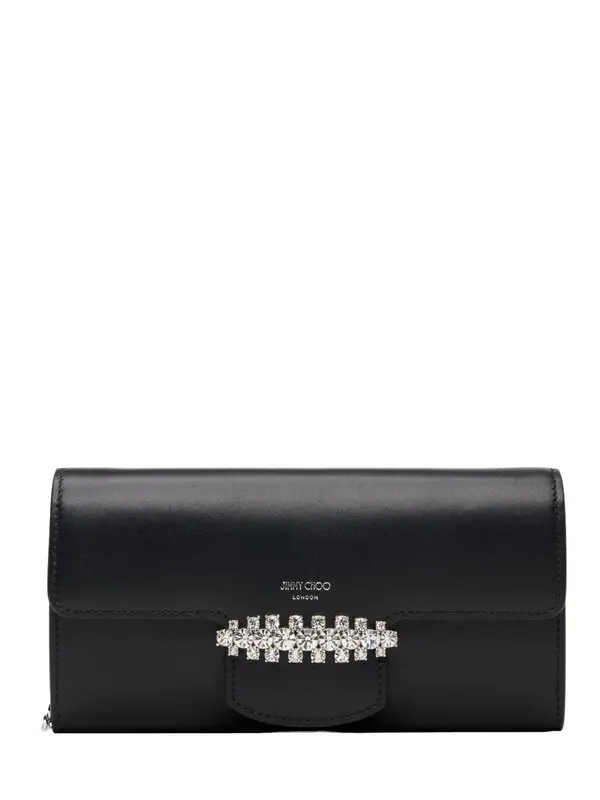 JIMMY CHOO Bing Shoulder Bag - Black/silver