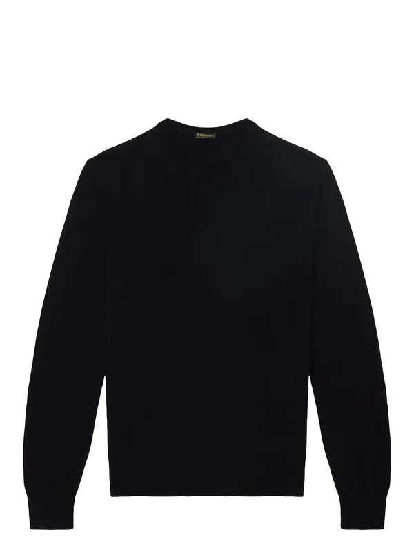 Rubinacci Cashmere Sweater - Black