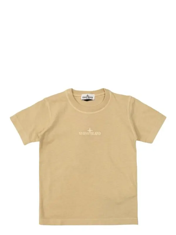 Stone Island Logo-detail T-shirt - Beige