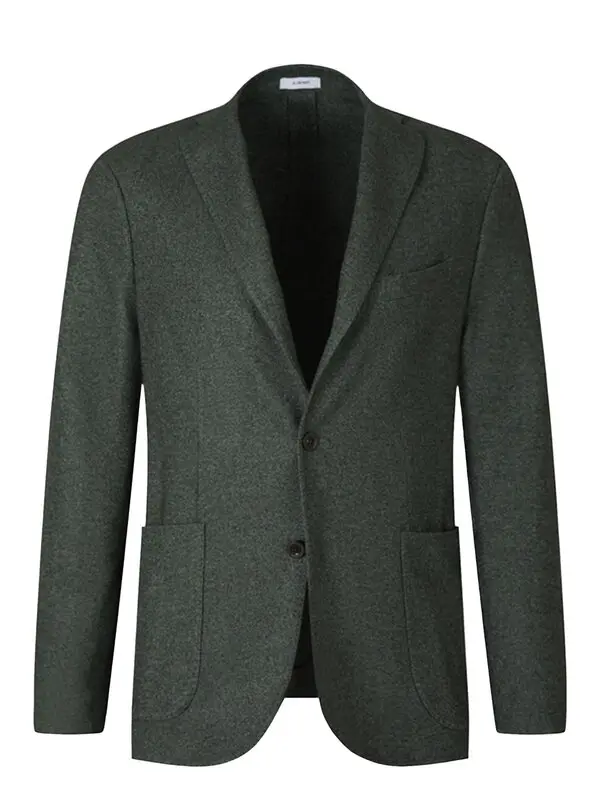 Boglioli Wool And Cotton Blazer - Black