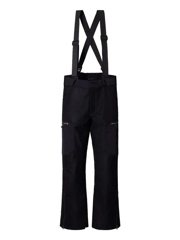 Sease Trace 2.0 Shell-trimmed Coated Wool And Cashmere-blend Twill Padded Ski Pants - Blue