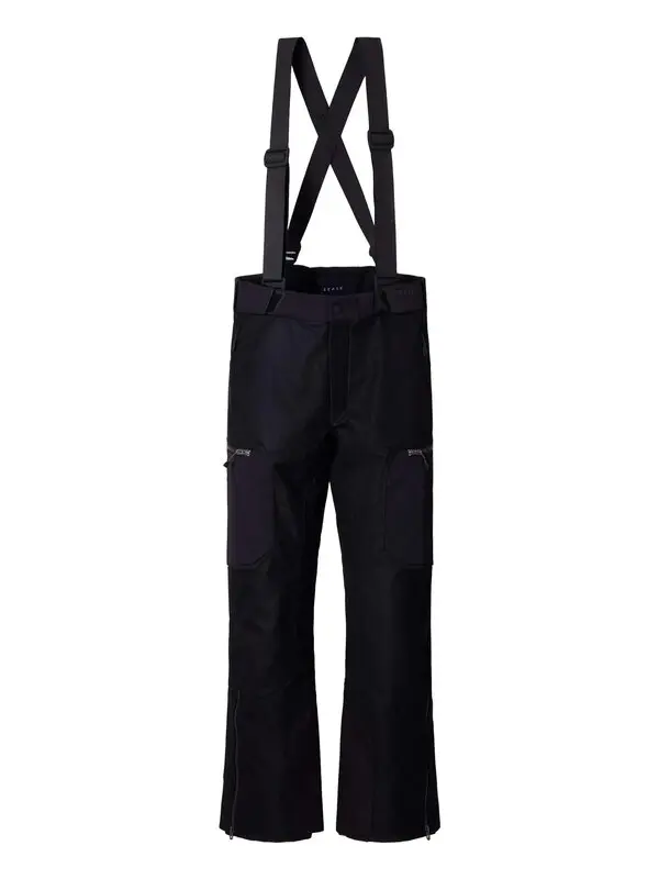 Sease Trace 2.0 Shell-trimmed Coated Wool And Cashmere-blend Twill Padded Ski Pants - Navy