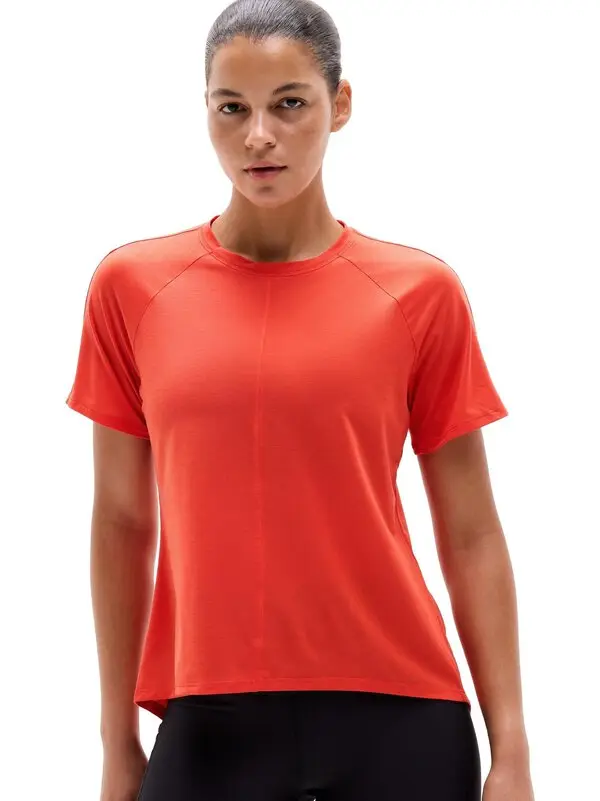 Athleta Trainknit Tee - Ember