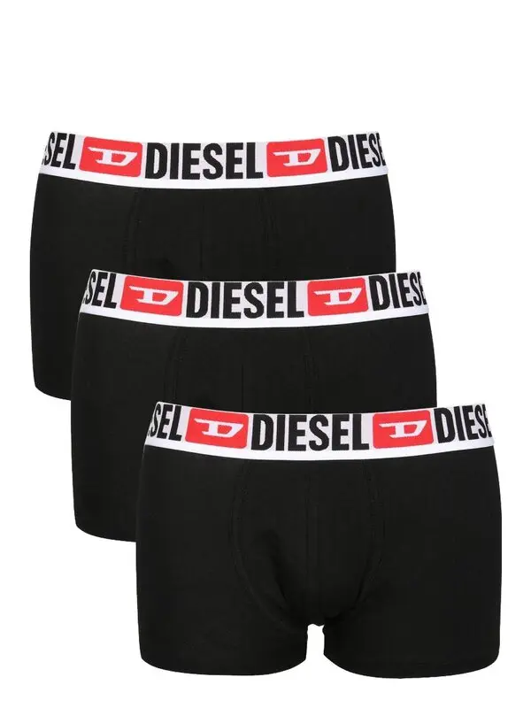 DIESEL® 3-pack Boxer In Cotone - Black