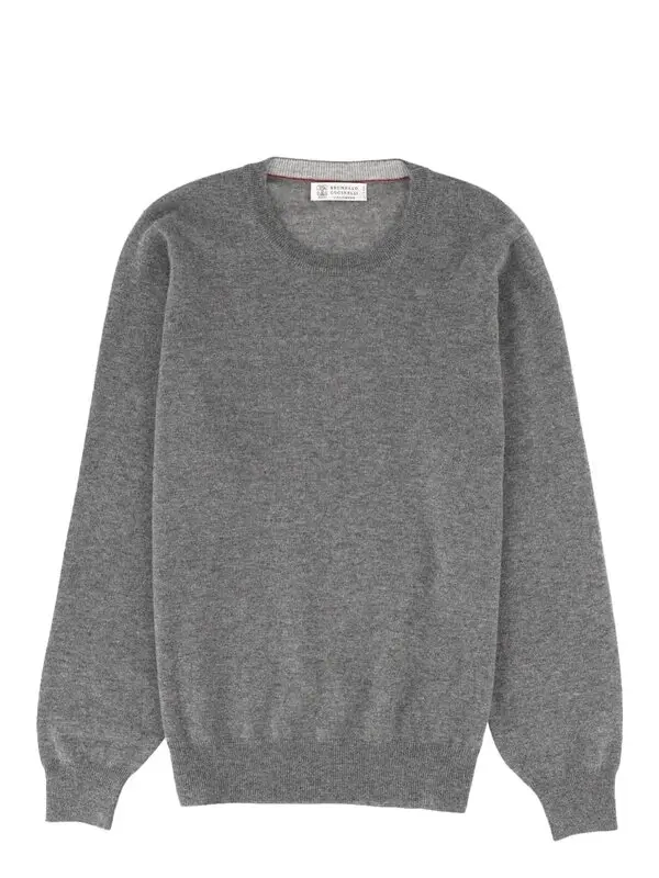 Brunello Cucinelli Maglia In Cashmere - Gray