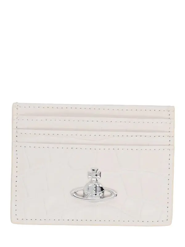VIVIENNE WESTWOOD Portacarte Con Orb - Cream