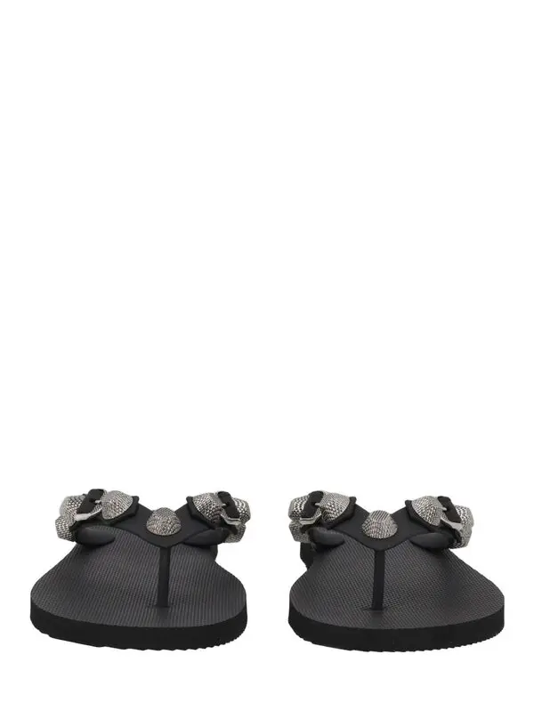 Balenciaga Sandalo Infradito Cagole - Black